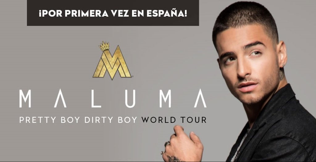 Maluma firma discos esta semana en Madrid y Málaga y dará 7 conciertos ...