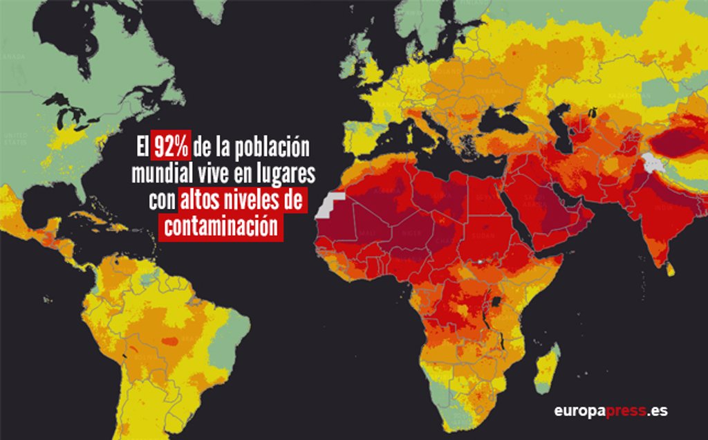Este Mapa Muestra Los Lugares Del Mundo Más Contaminados