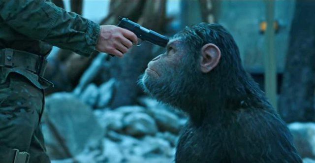 Primer y bestial tráiler de La Guerra del Planeta de los Simios: César ...