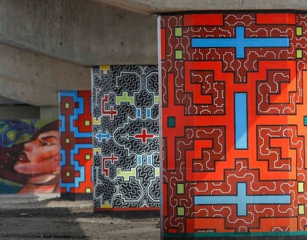 IMÁGENES/ El arte amazónico llega al metro de Lima