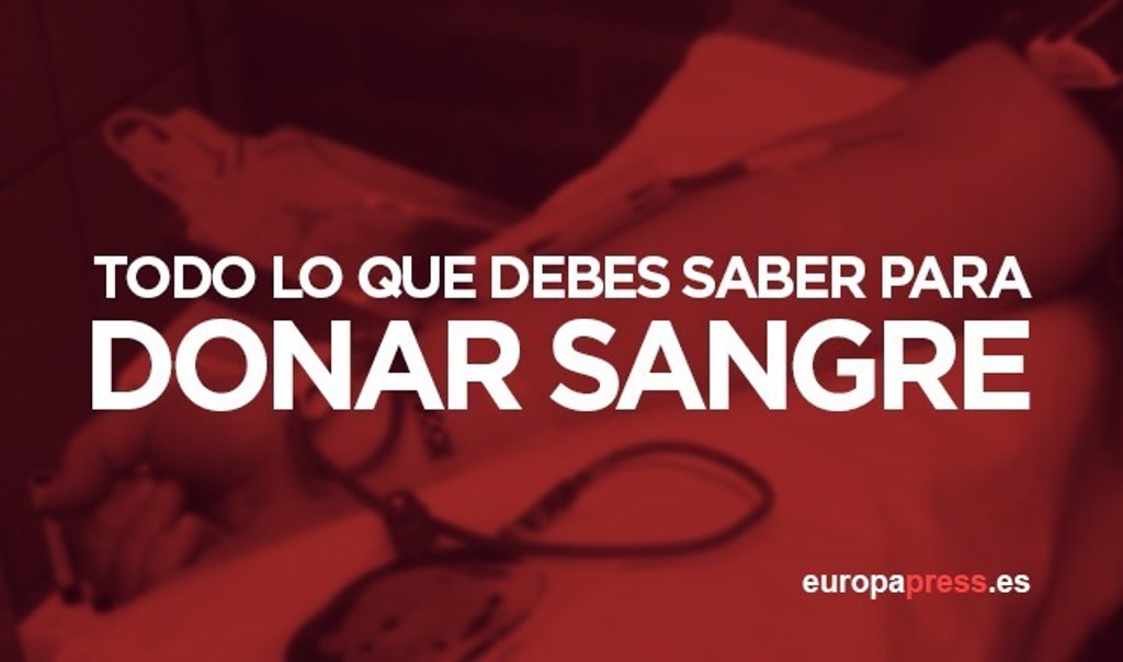 Todo lo que debes saber para donar sangre