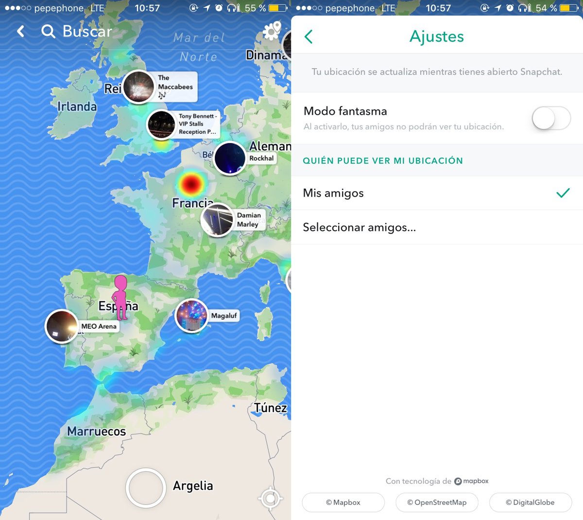 Qué es el mapa de Snapchat y cómo evitar que tu ubicación salga en él ...