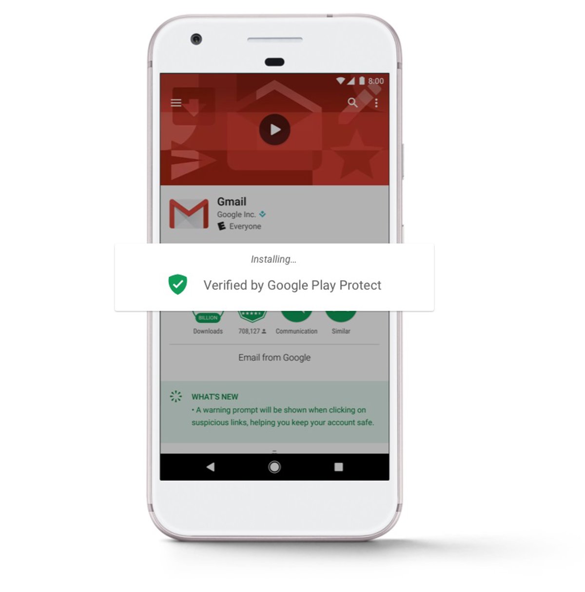 Google Play Protect se integra en la Play Store para proteger el móvil de 'apps' maliciosas