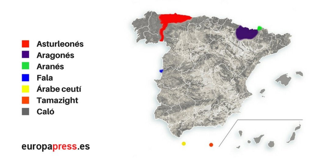 Aranés, bable, tamazight... radiografía de las lenguas españolas en ...