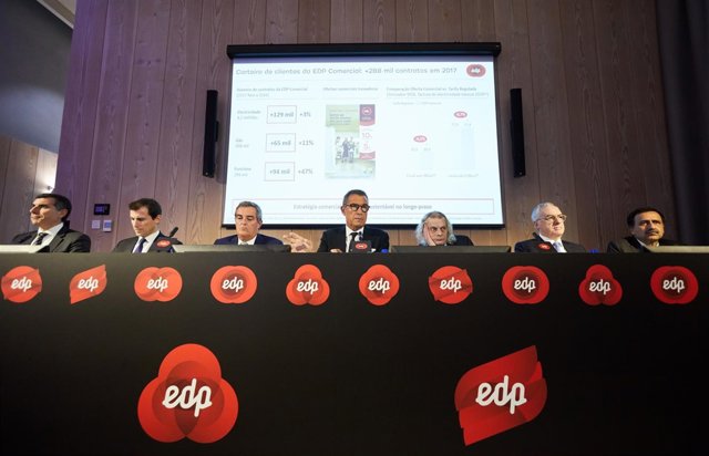 El grupo EDP eleva un 16% su beneficio en 2017, hasta 1.113 millones de ...