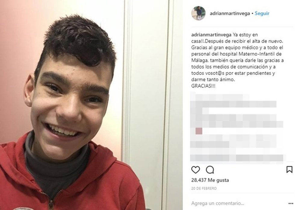 Adrián Martín, muy sonriente y feliz, reaparece en televisión tras ...