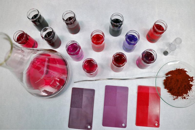 Desarrollan colorantes que cambian su tonalidad según dónde se apliquen