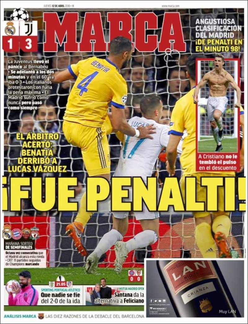 Las portadas de los periódicos deportivos de hoy, jueves 12 de abril de ... Las portadas de los periódicos deportivos de hoy, jueves 12 de abril de ...