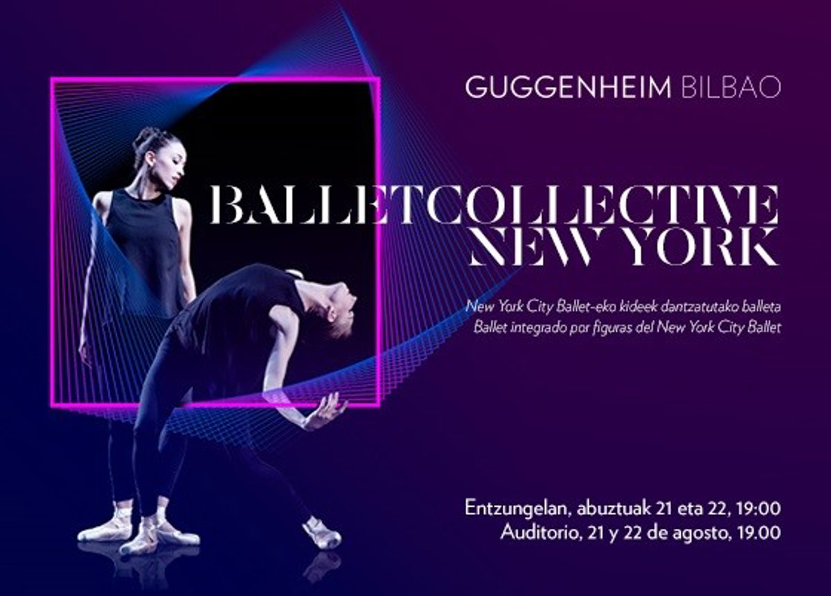 BalletCollective New Yorkeko dantza konpainia, abuztuan Guggenheim ...