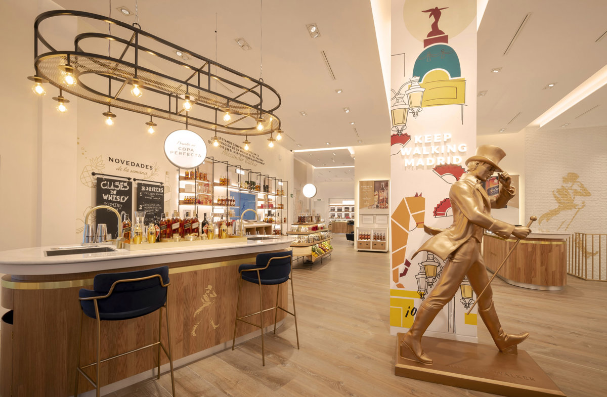 Johnnie Walker escoge Madrid para abrir su primera tienda flagship
