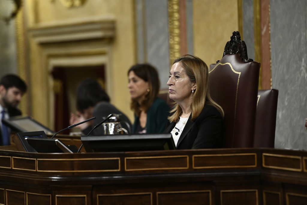 La Presidenta Del Congreso De Los Diputados Español Encabeza La