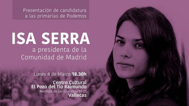 Isabel Serra se presenta a las primarias para optar a la Presidencia de ...