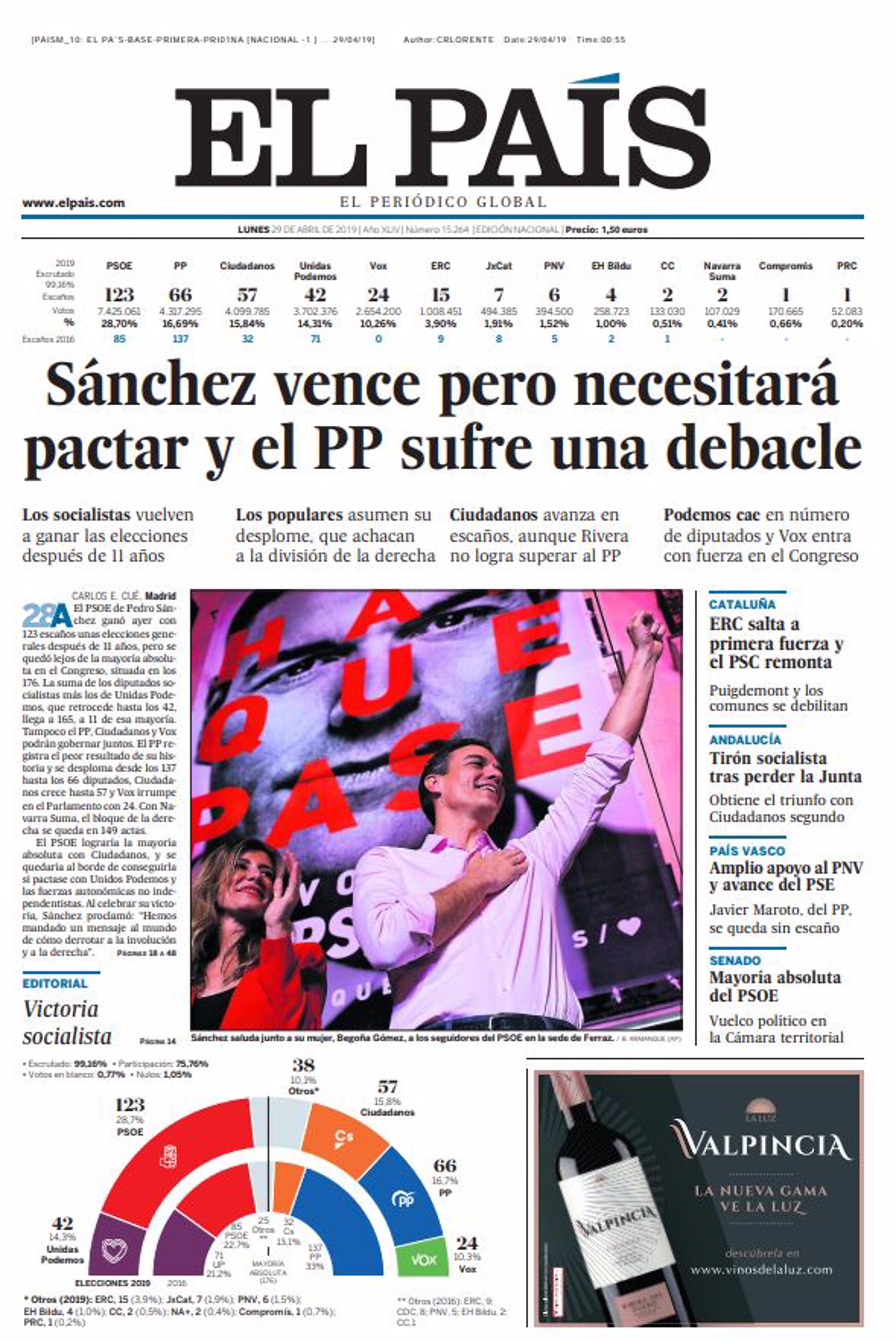 Estas son las portadas de los principales periódicos en papel Estas son las portadas de los principales periódicos en papel