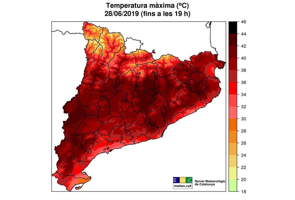 Varios municipios catalanes registran temperaturas históricas por ...