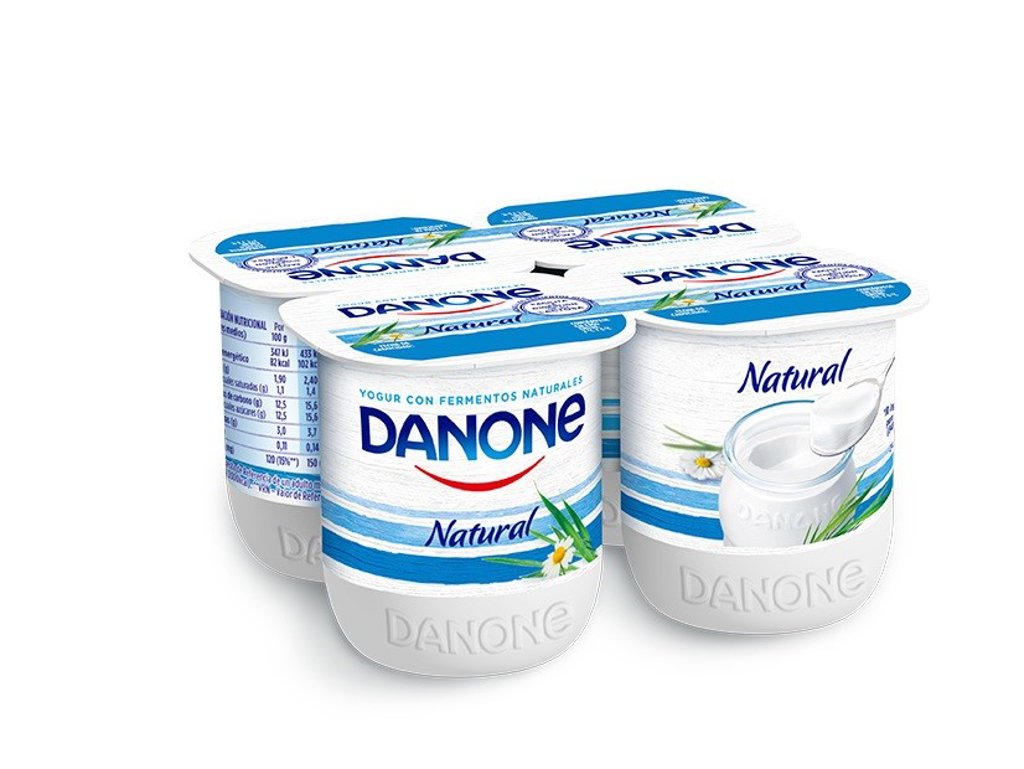 Danone gana 1.035 millones de euros en el primer semestre, un 14,1% menos
