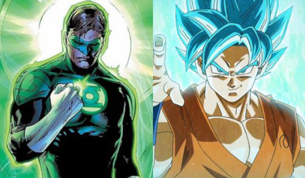 Goku es Linterna Verde en este brutal fan-art de Dragon Ball