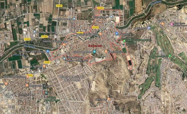 Herida una mujer al sufrir un accidente con su bicicleta en Rojales ...