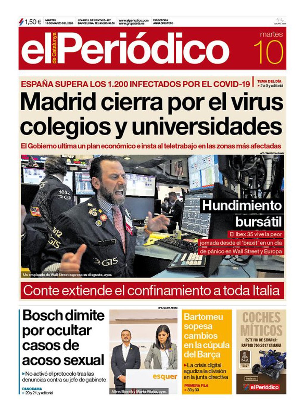 Las Portadas De Los Peridicos De Hoy Martes 17 De Julio
