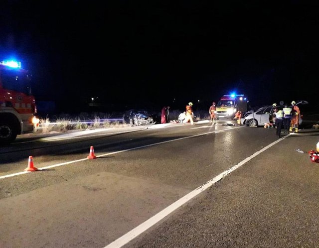 Dos heridos en un accidente en la CV-50 a su paso por Alzira