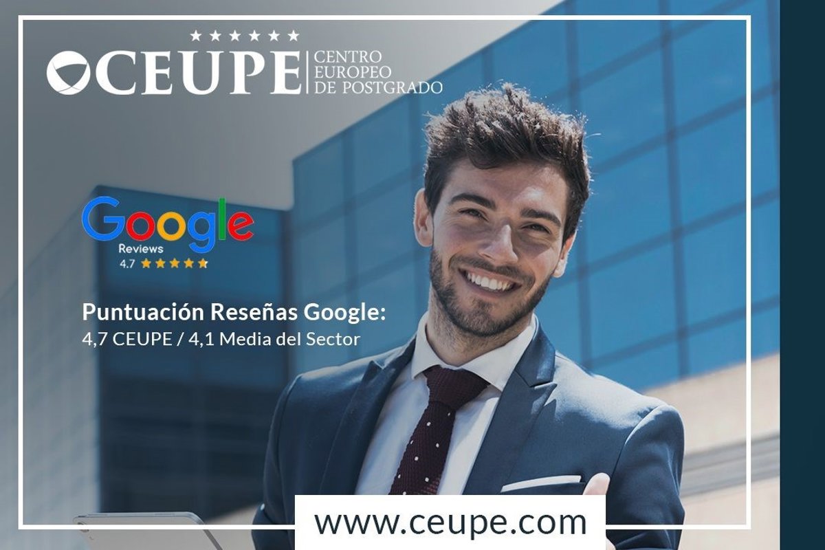 Google reconoce a CEUPE como la mejor escuela online de posgrado en español