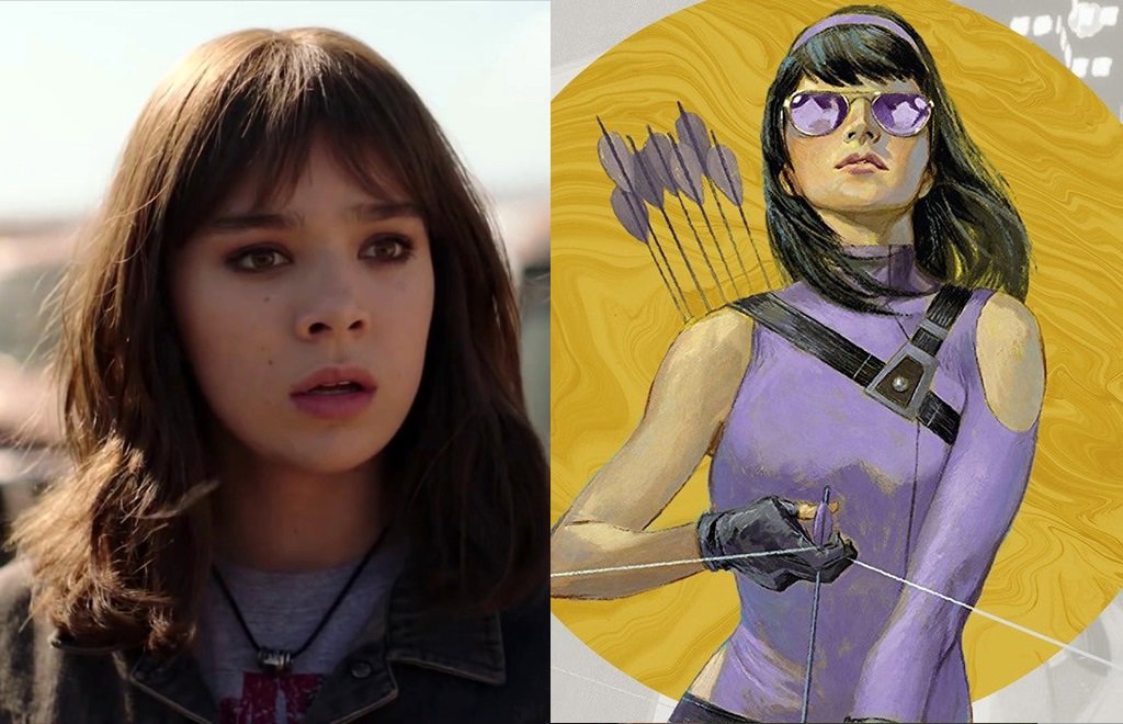 Hailee Steinfeld luce el traje de Kate Bishop en las nuevas fotos del ...