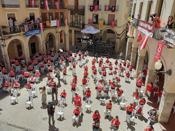 Valls (Tarragona) acoge una prueba piloto con los primeros 'castells ...