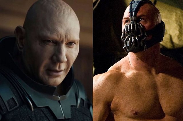 Así luce Dave Bautista como Bane, el bestial villano de Batman, si ...