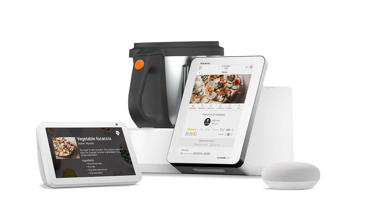 Mycook Next, el nuevo robot de cocina de Grupo Taurus con pantalla a ...