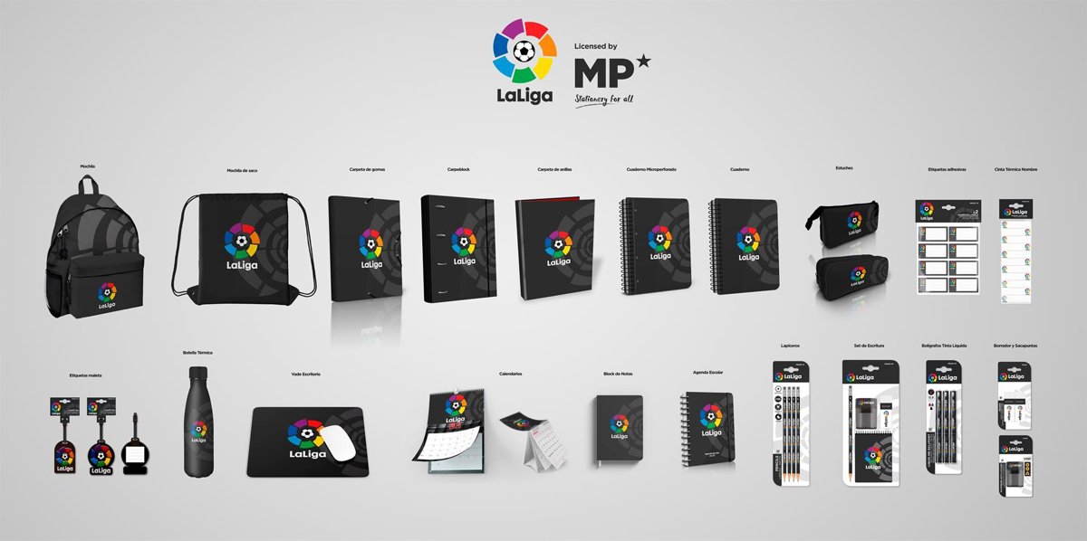 LaLiga y Main Paper se unen para la 'vuelta al cole' con una colección ...