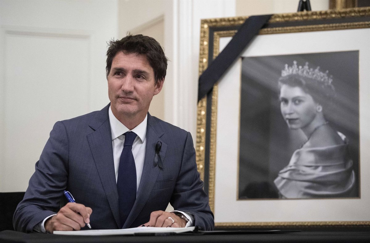 R.Unido.- Trudeau asegura que, con la muerte de Isabel II, los ...