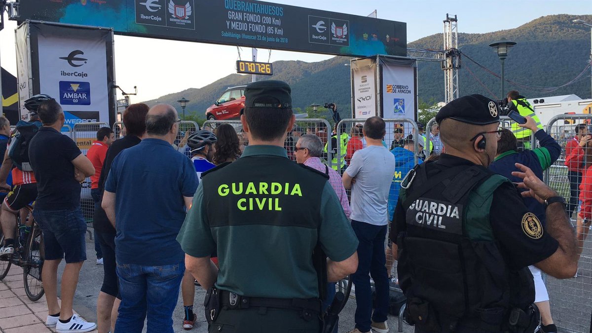 La Guardia Civil establece un amplio dispositivo de seguridad para las pruebas ciclista ...