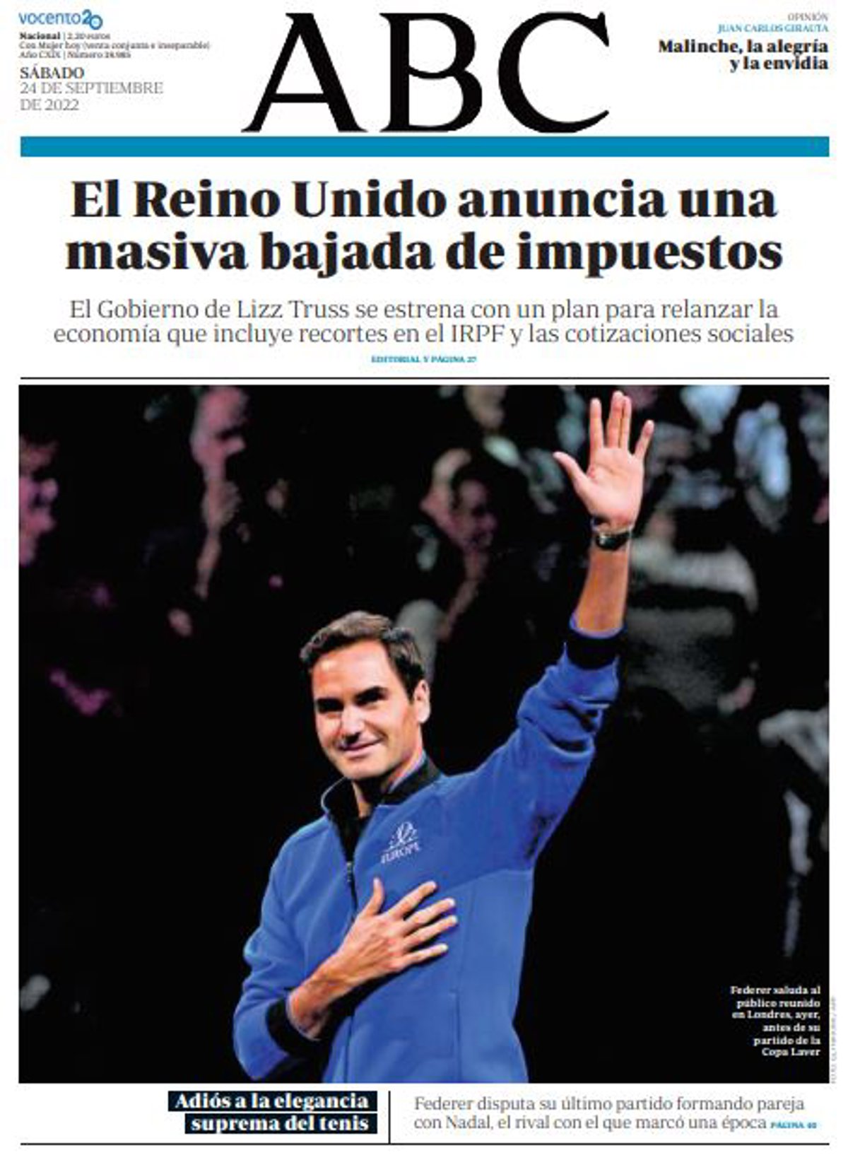 Las portadas de los periódicos del sábado 24 de septiembre