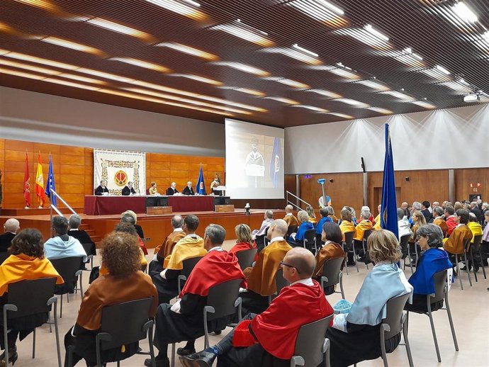 Campus Iberus celebra en la UPNA el acto de apertura del curso académico 22-23 con la asistencia ...