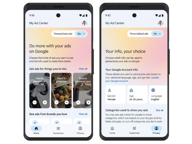 Google implementa la herramienta de control de publicidad Mi centro de ...