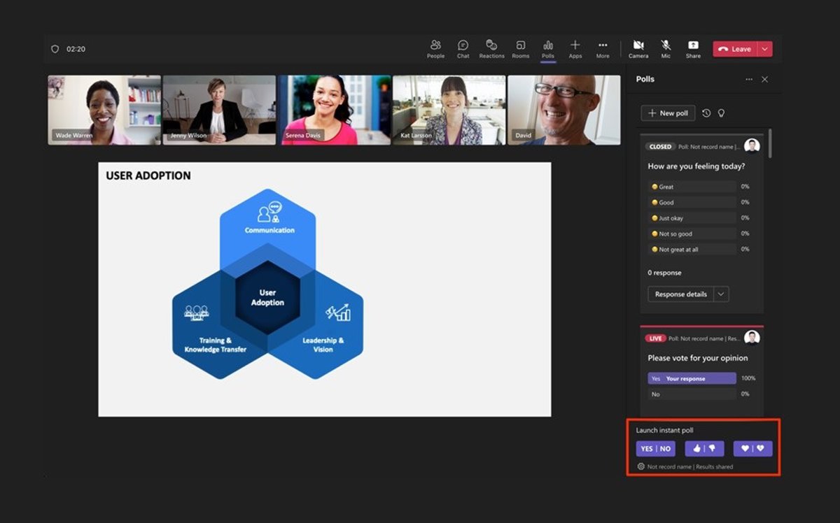 Microsoft Teams introduce encuestas instantáneas y mensajes programados en su última actualización