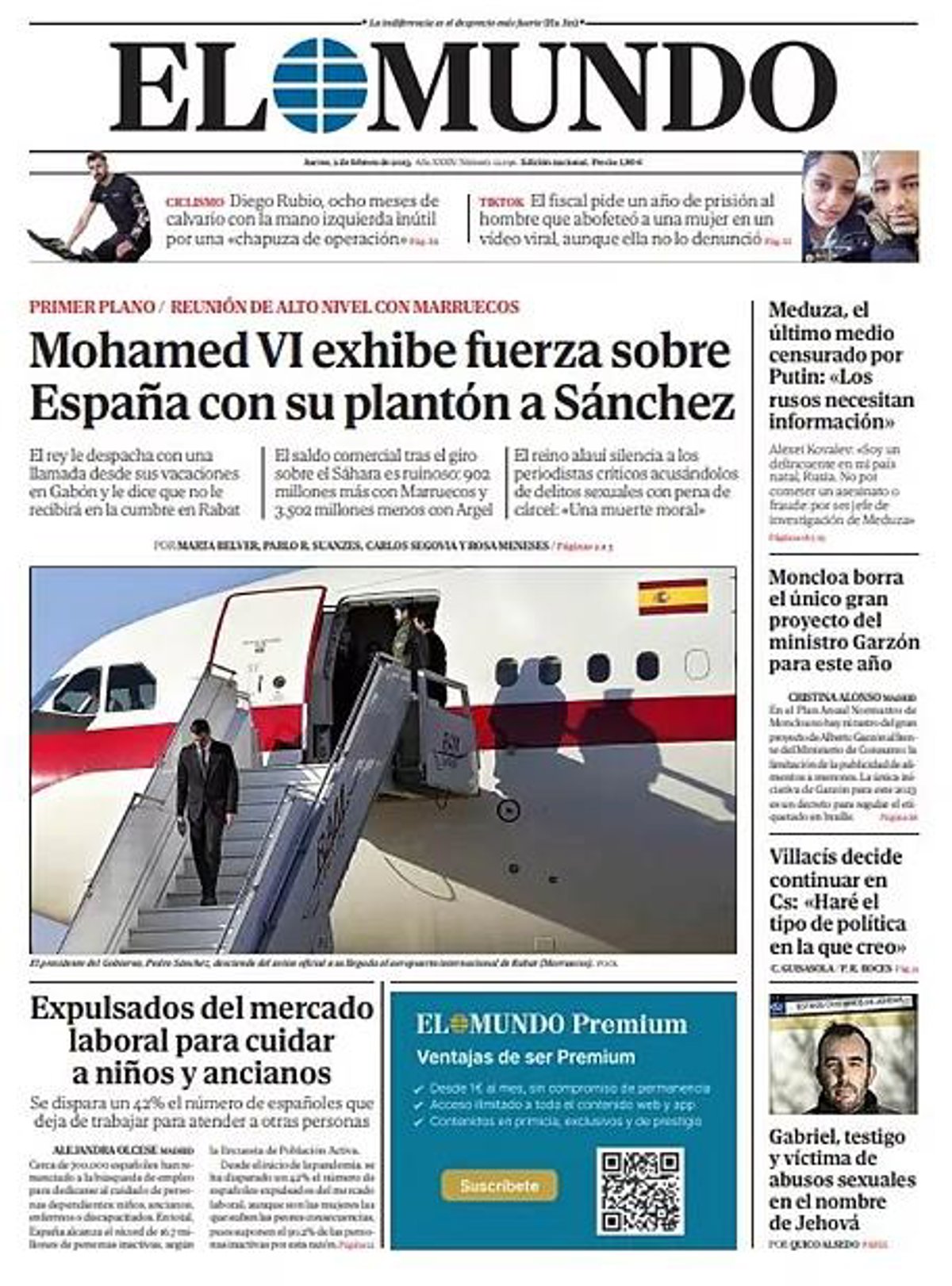 Las portadas de los periódicos del jueves 2 de febrero