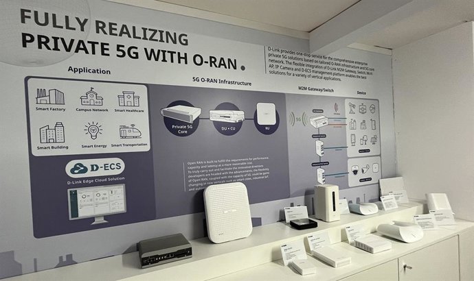 D-Link presenta soluciones integrales para redes 5G privadas empresariales basadas en O-RAN a medida