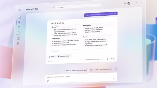 Portaltic.-Microsoft integra Copilot en las aplicaciones de Microsoft 365 Portaltic.-Microsoft integra Copilot en las aplicaciones de Microsoft 365