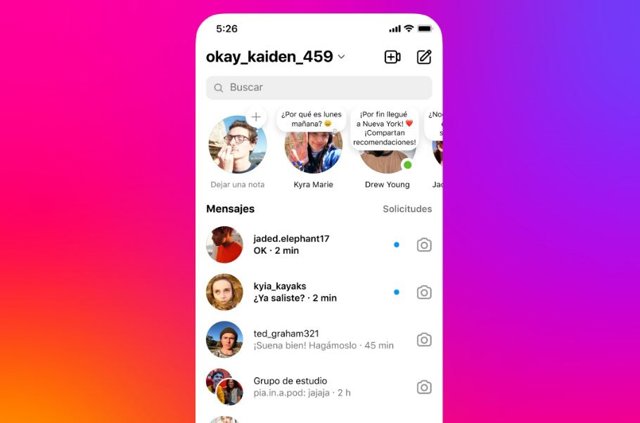 Instagram trabaja en un nuevo sistema para clasificar los mensajes directos