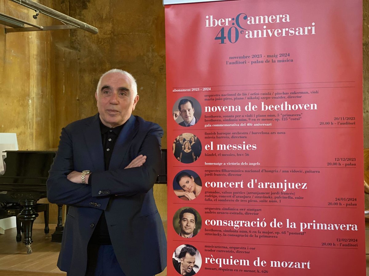 La 40 temporada de Ibercamera abrirá con la novena de Beethoven con Maria Joo Pires y Zukerman