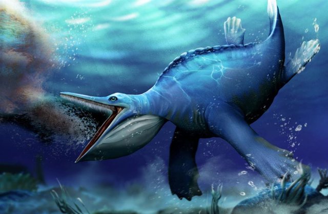 Reptiles del Triásico ya filtraban alimento como las ballenas