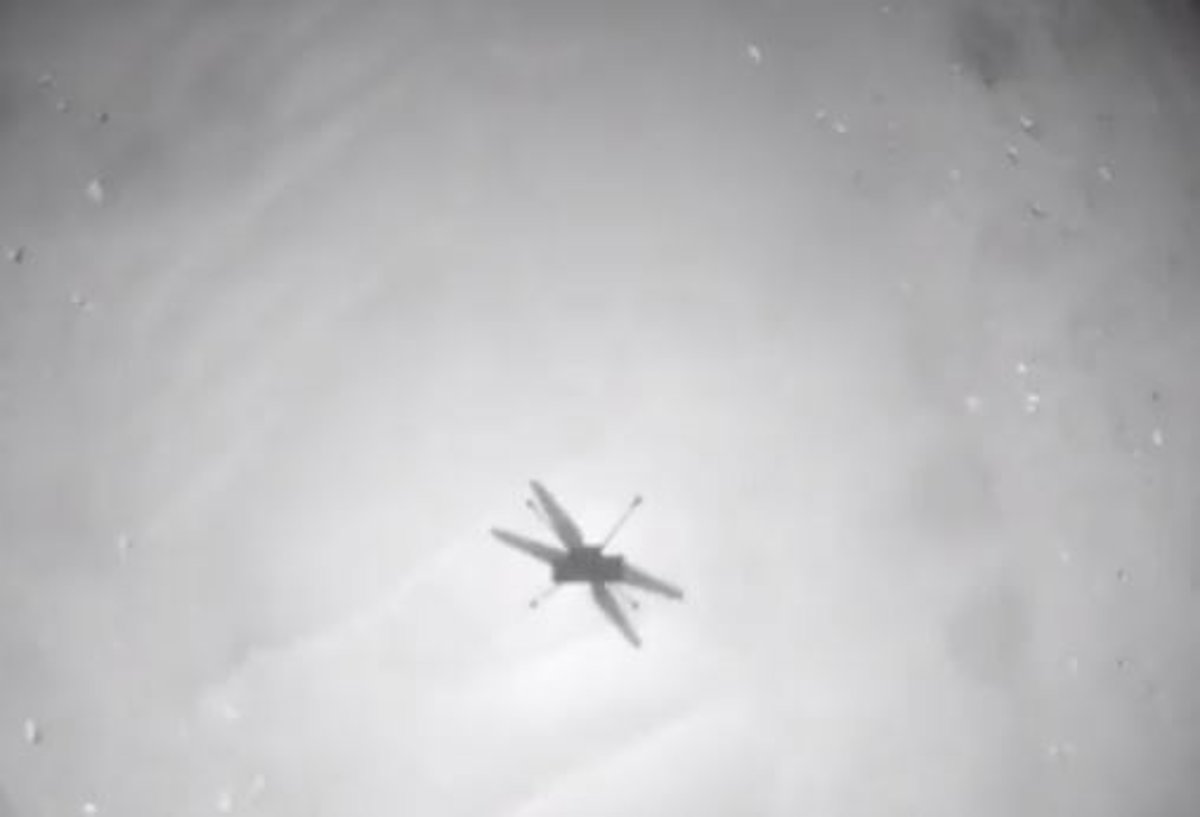 El helicóptero Ingenuity supera los 100 minutos de vuelo en Marte