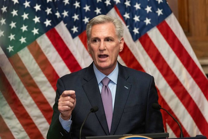 El expresidente de la Cámara de Representantes de EEUU Kevin McCarthy ...