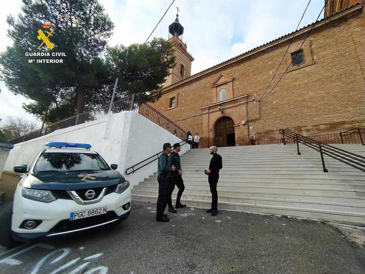 Detenido un hombre de 66 años como presunto autor de un robo con fuerza en la iglesia de Cebolla ...