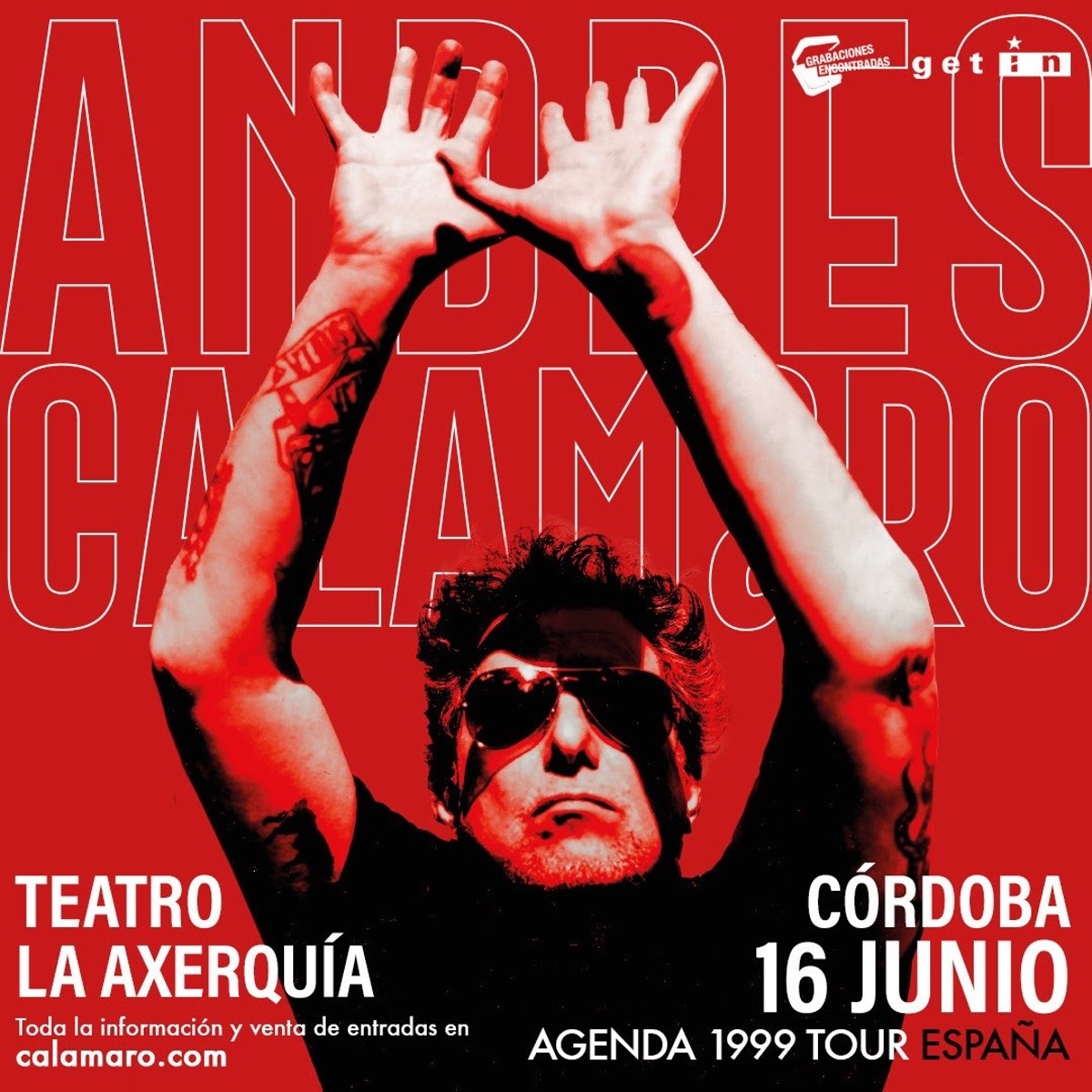 Andrés Calamaro llega este domingo al Teatro de la Axerquía de Córdoba ...
