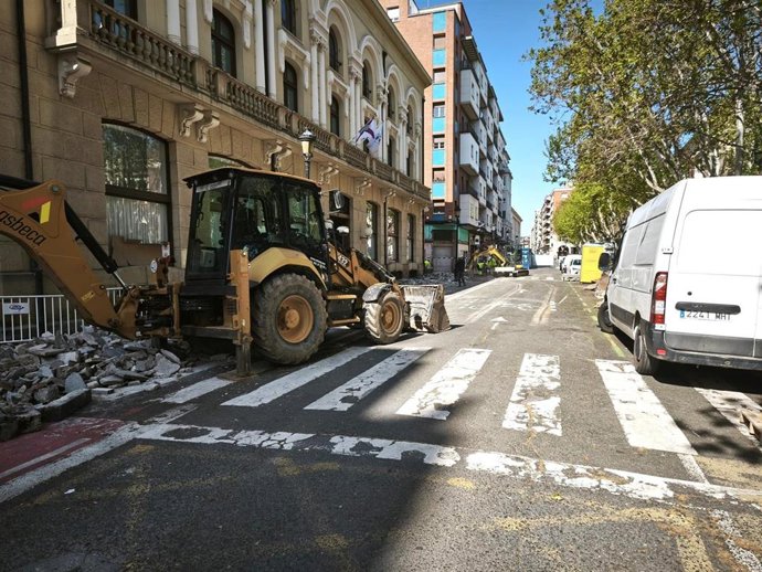 Las obras de la Glorieta, que han empezado "a buen ritmo", acabarán en Duquesa de la Victoria ...