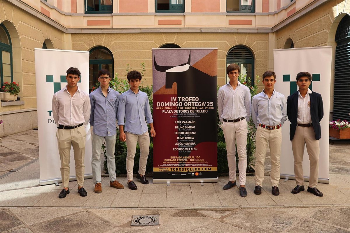 La final del Certamen de Novilleros sin Picadores 'Domingo Ortega' será el 15 de agosto en la ...