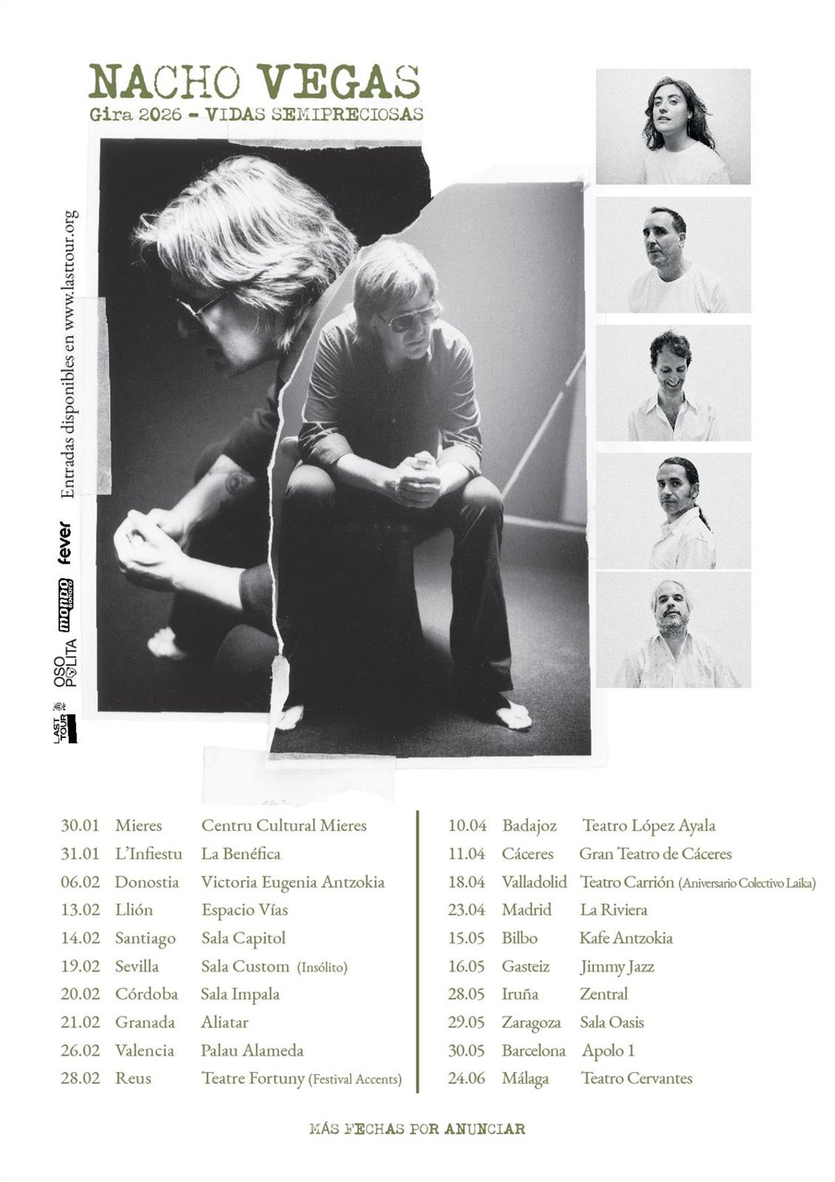 Nacho Vegas anuncia las primeras fechas de su gira en 2026 y el título de su nuevo álbum, 'Vidas ...