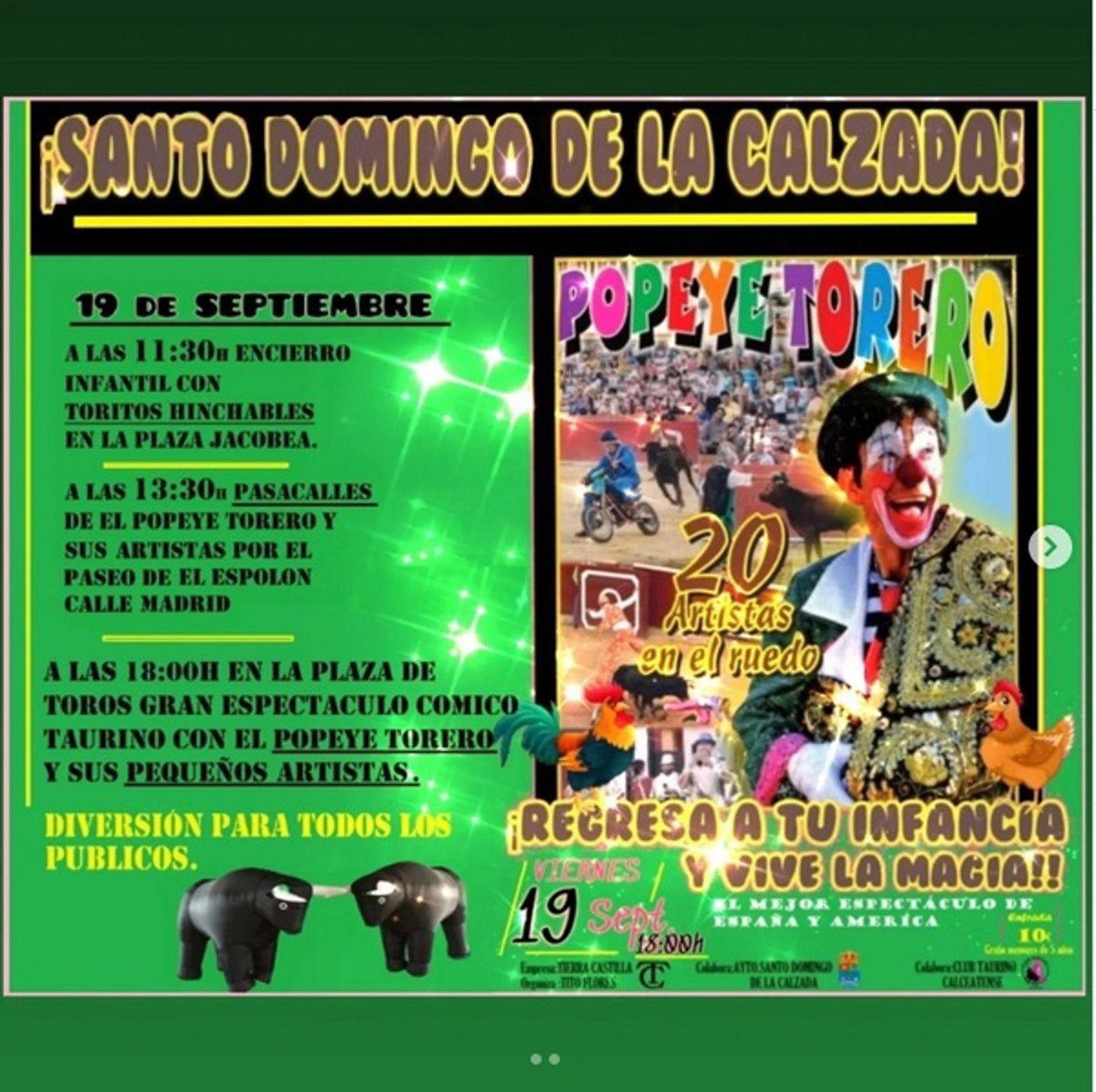 Denuncian el evento 'Popeye torero' con personas con acondroplasia de ...