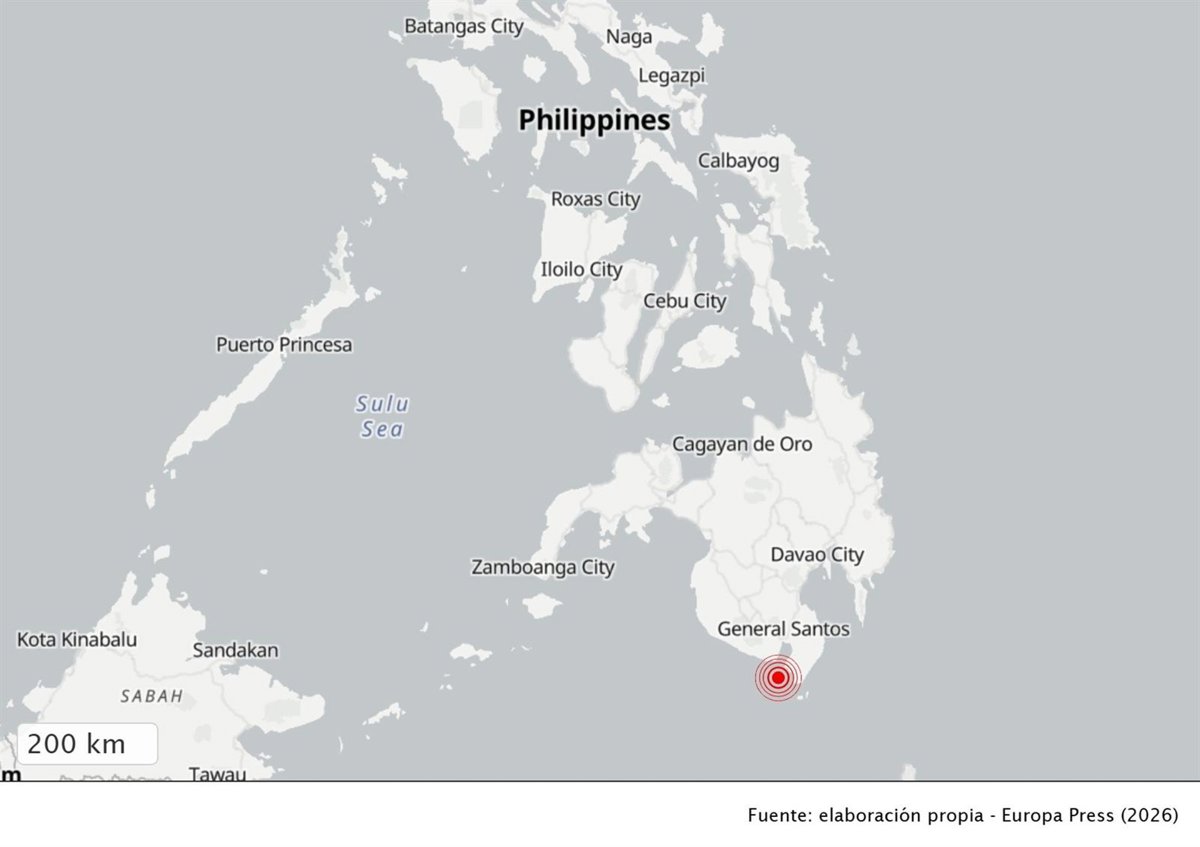 Registrado en el sur de Filipinas un terremoto de magnitud 7.8 que ...